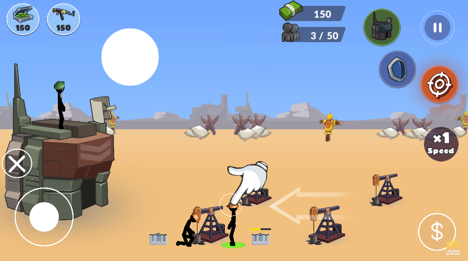 Stickman World Battle - Play Online